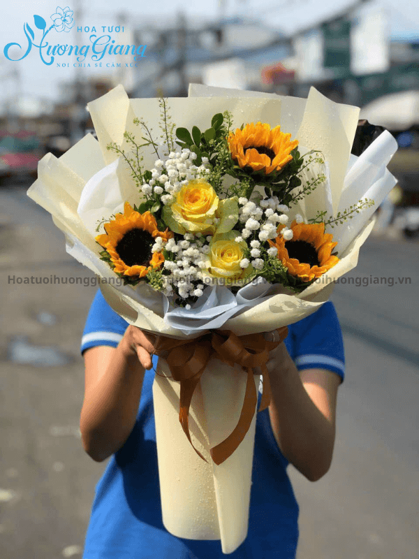 Bó Hoa Tình Nhỏ - HG - BH 15 - Hoa Tươi Hương Giang