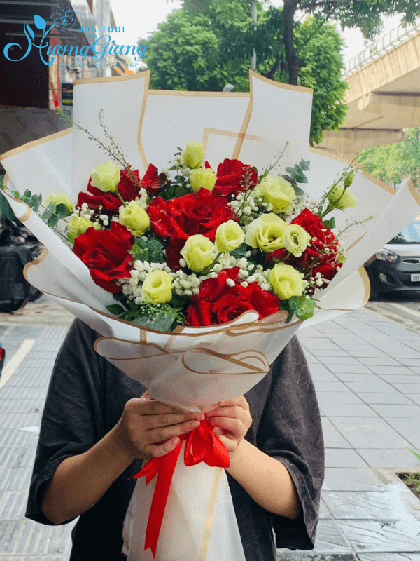 Bó Hoa Đong Đầy - HG -BH 38 - Hoa Tươi Hương Giang